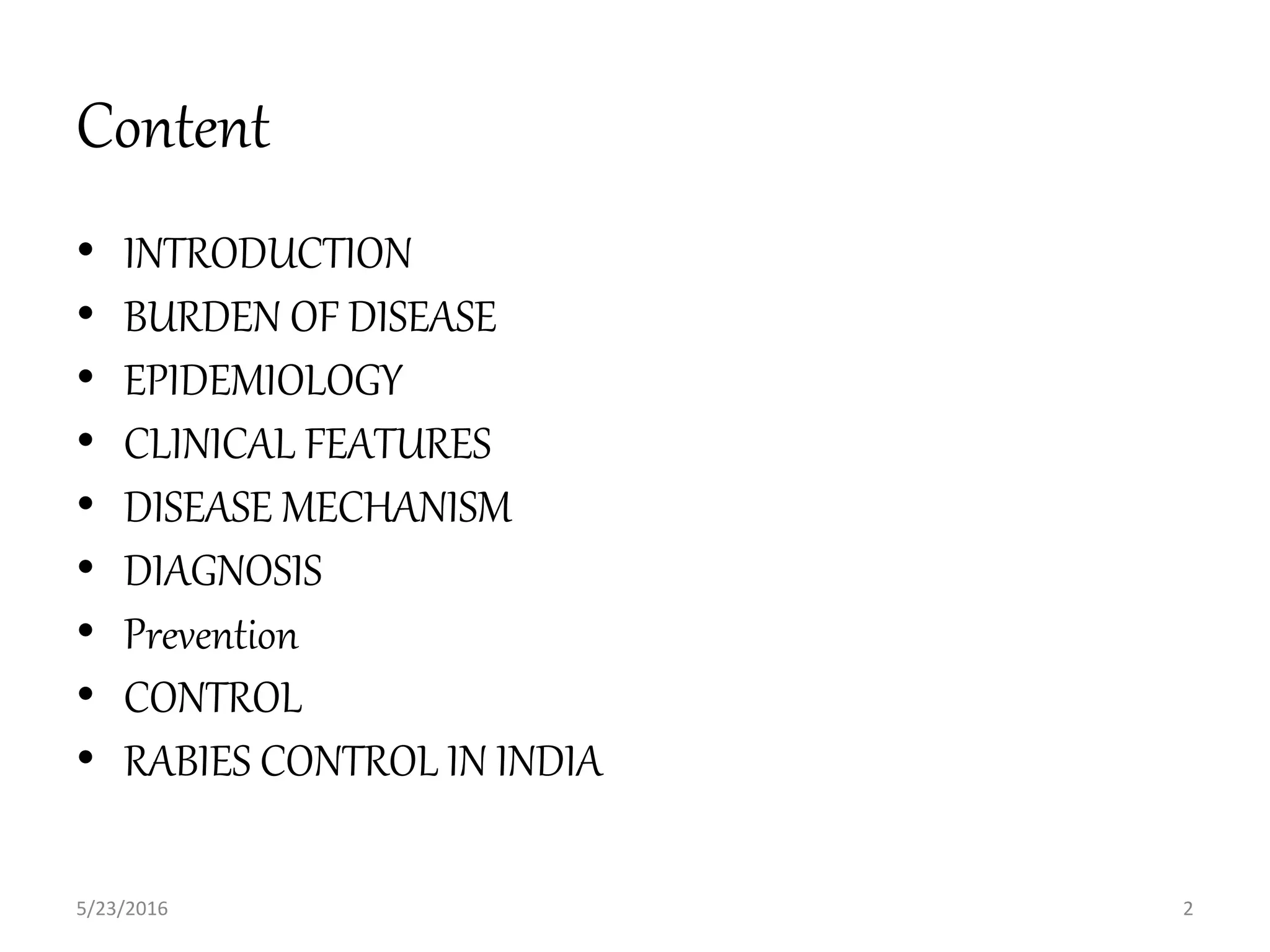 Rabies main prabhat | PPTX