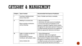 rabies management & prevn.pptx medicine rabies | PPTX