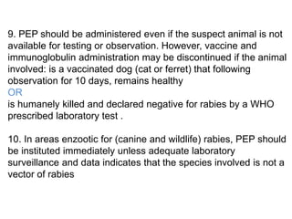 Rabies-P&C | PPTX | Infectious Diseases | Diseases and Conditions
