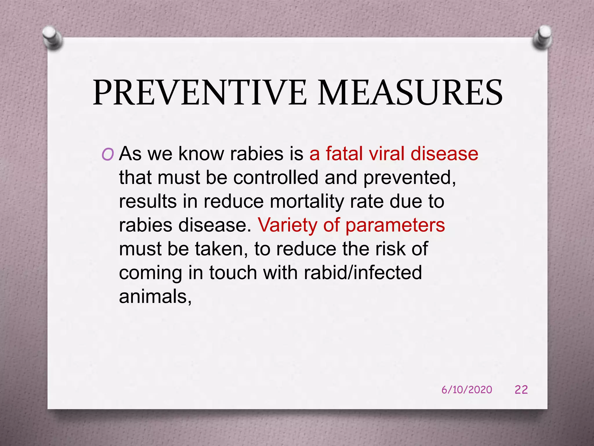 RABIES MANAGEMENT | PPTX