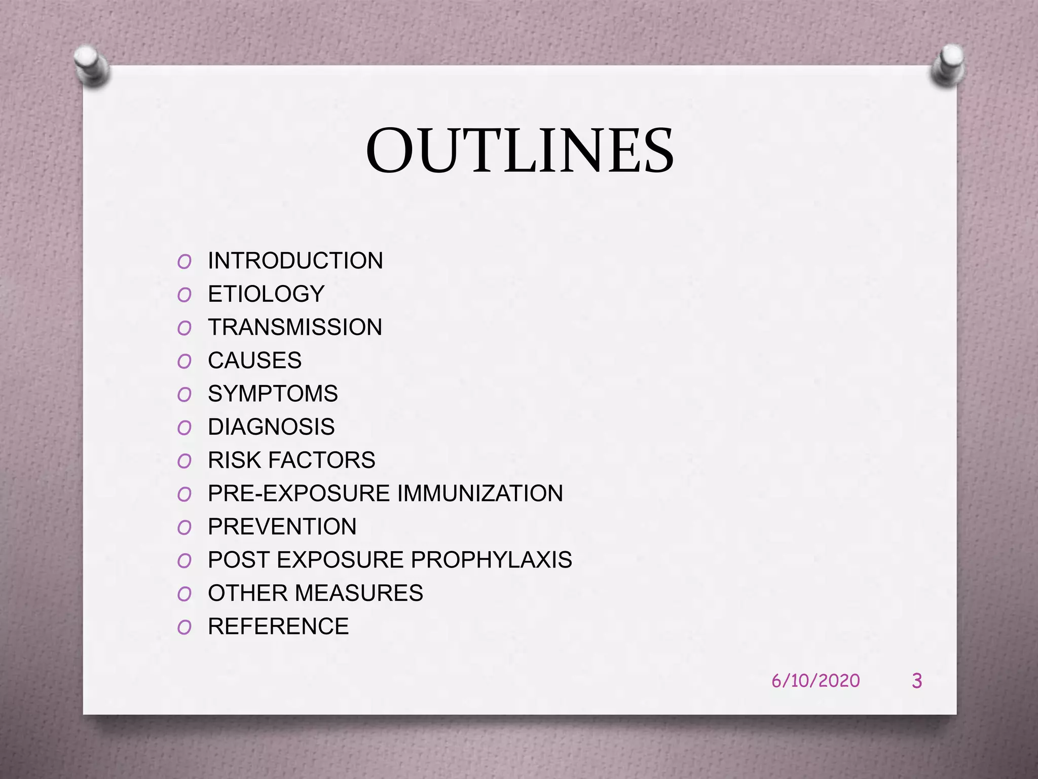 RABIES MANAGEMENT | PPTX