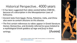 Rabies ppt epidemiology | PPTX