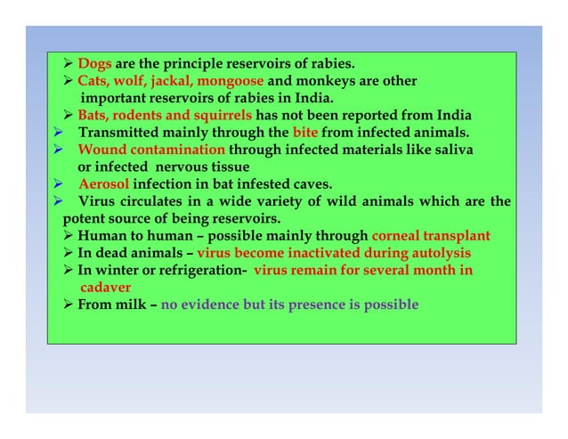 Rabies presentation | PPT