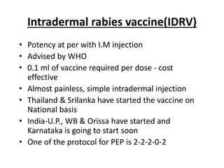 Rabies prevention | PPT
