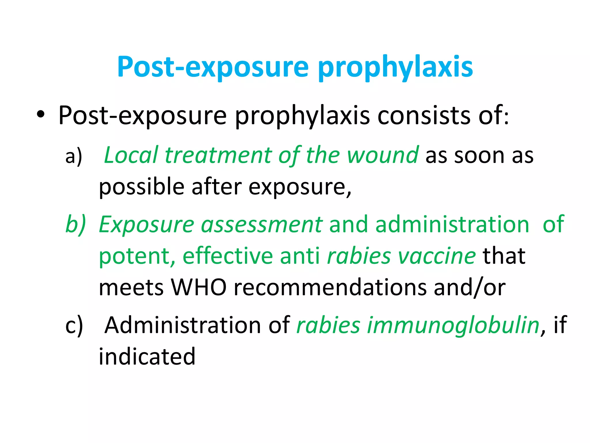 Rabies prevention and control | PPTX