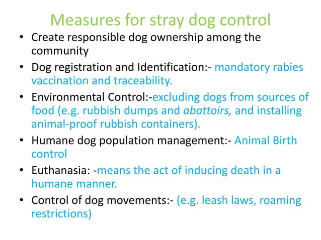 Rabies prevention and control | PPTX