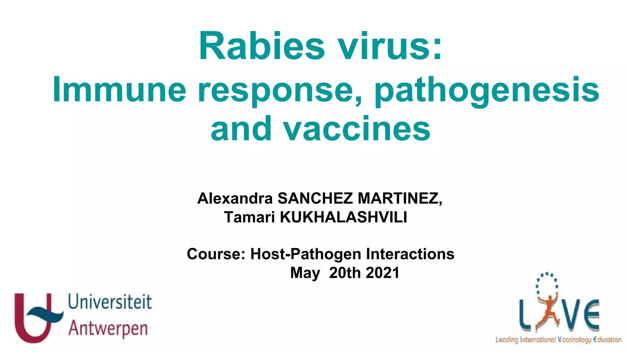 Rabies virus-Host Pathogen.pptx