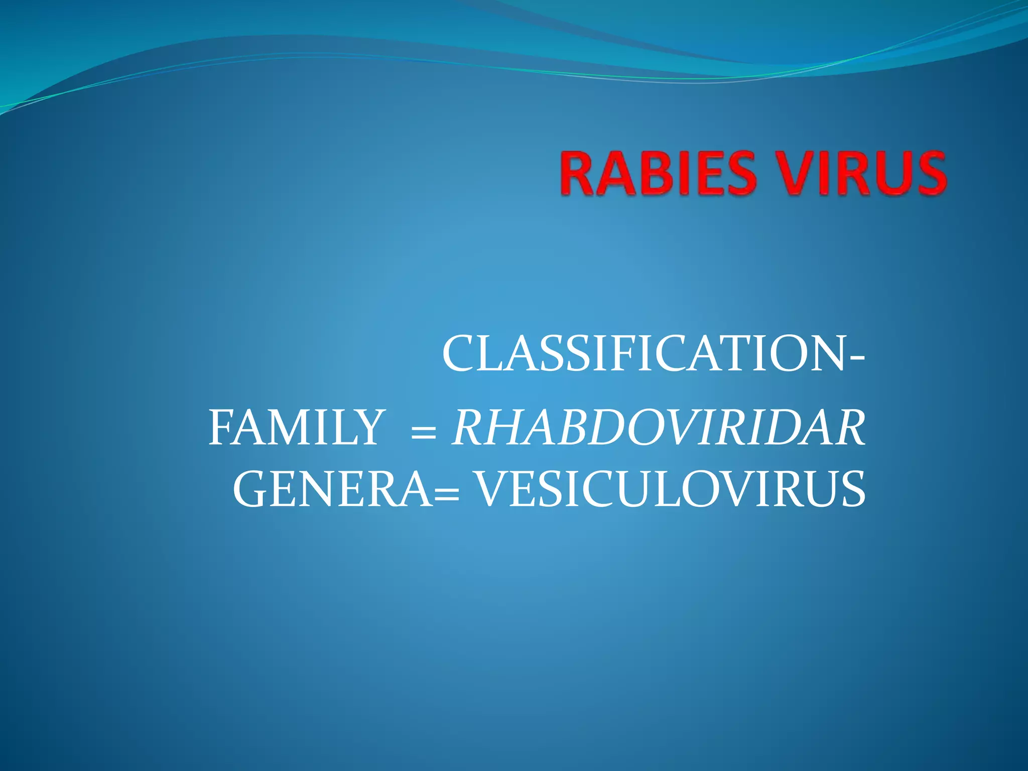 Rabies virus by ansar ah paray | PPTX