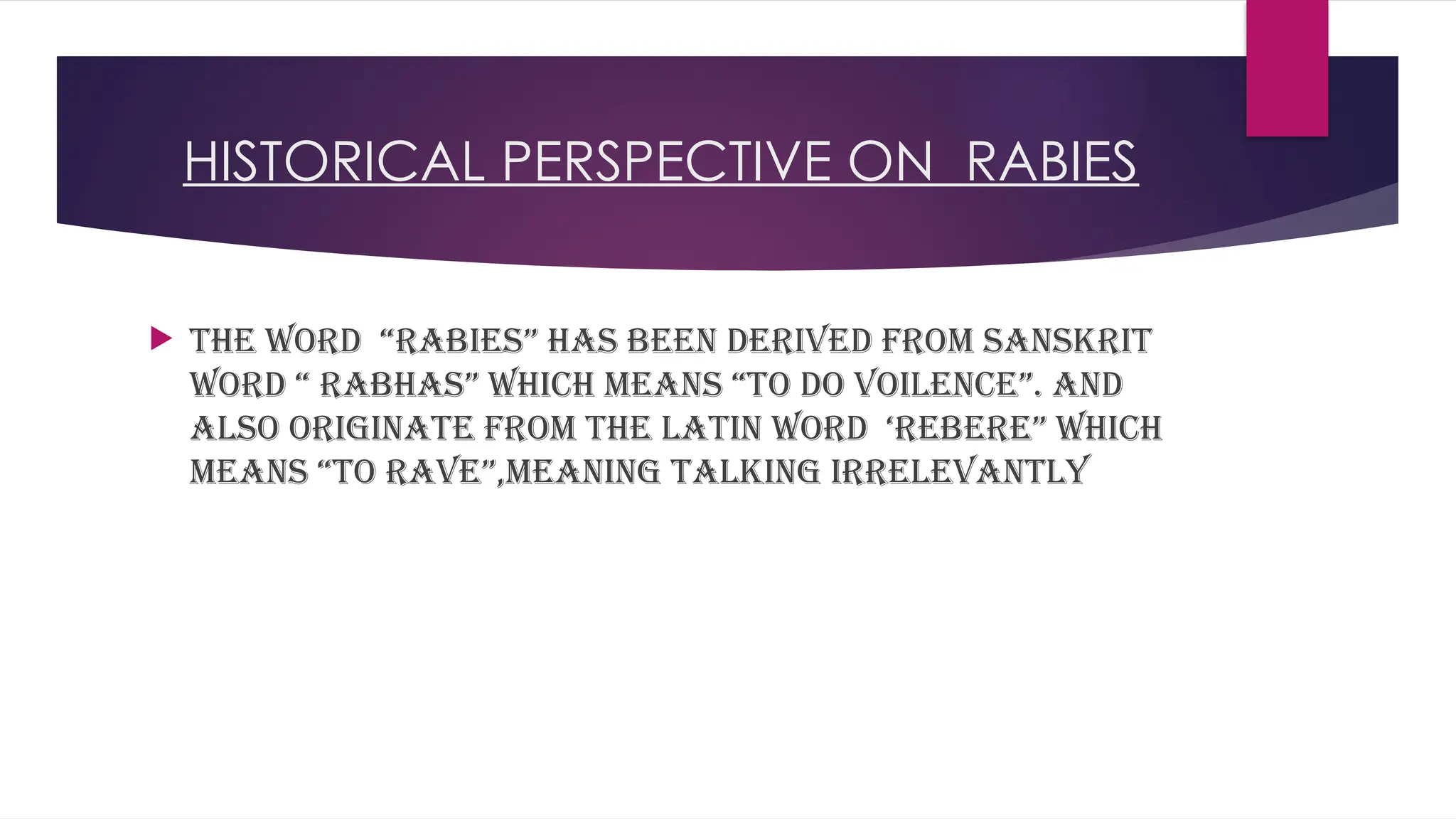 Presentation on rabies. pptx ( dog bite) | PPTX