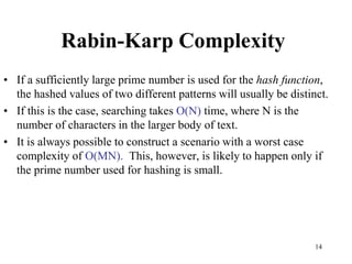 Rabin-Karp (2).ppt | Programming Languages | Computing