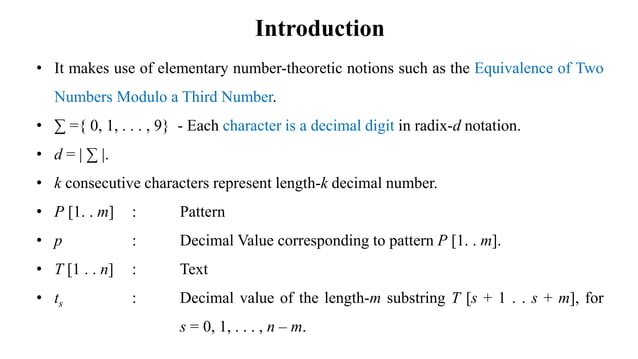 Rabin Karp Algorithm Pdf Physics Science