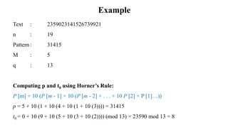 Rabin Karp Algorithm | PDF