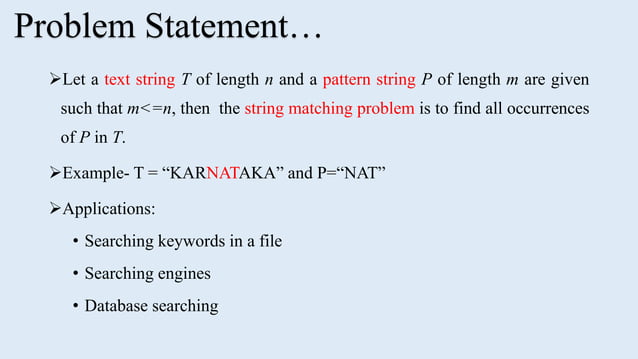 Rabin karp string matching algorithm | PPTX