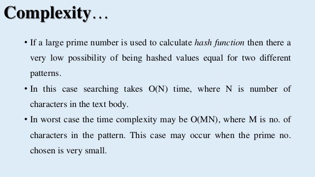 Rabin Karp String Matching Algorithm