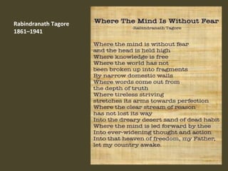 where the mind without fear | PPT