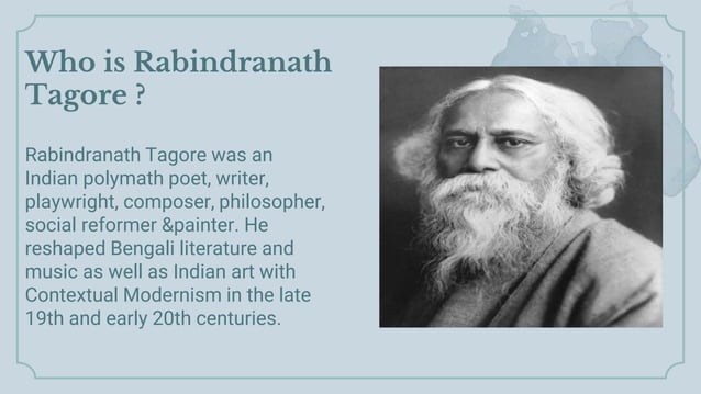 rabindranath tagore biograohy and information about his life.pptx