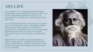 rabindranath tagore biograohy and information about his life.pptx