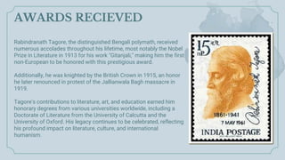 rabindranath tagore biograohy and information about his life.pptx