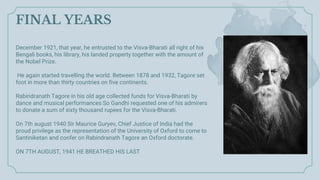 rabindranath tagore biograohy and information about his life.pptx
