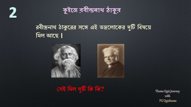 Weekly Theme Quiz Journey- Rabindranath Tagore Special- 9.8.202020 ...
