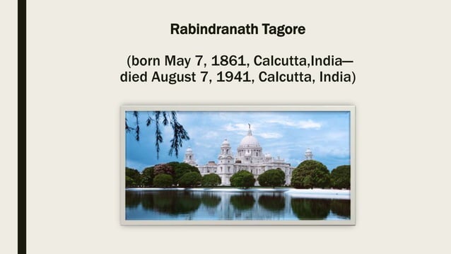 Introduction to Rabindranath Tagore | PPTX