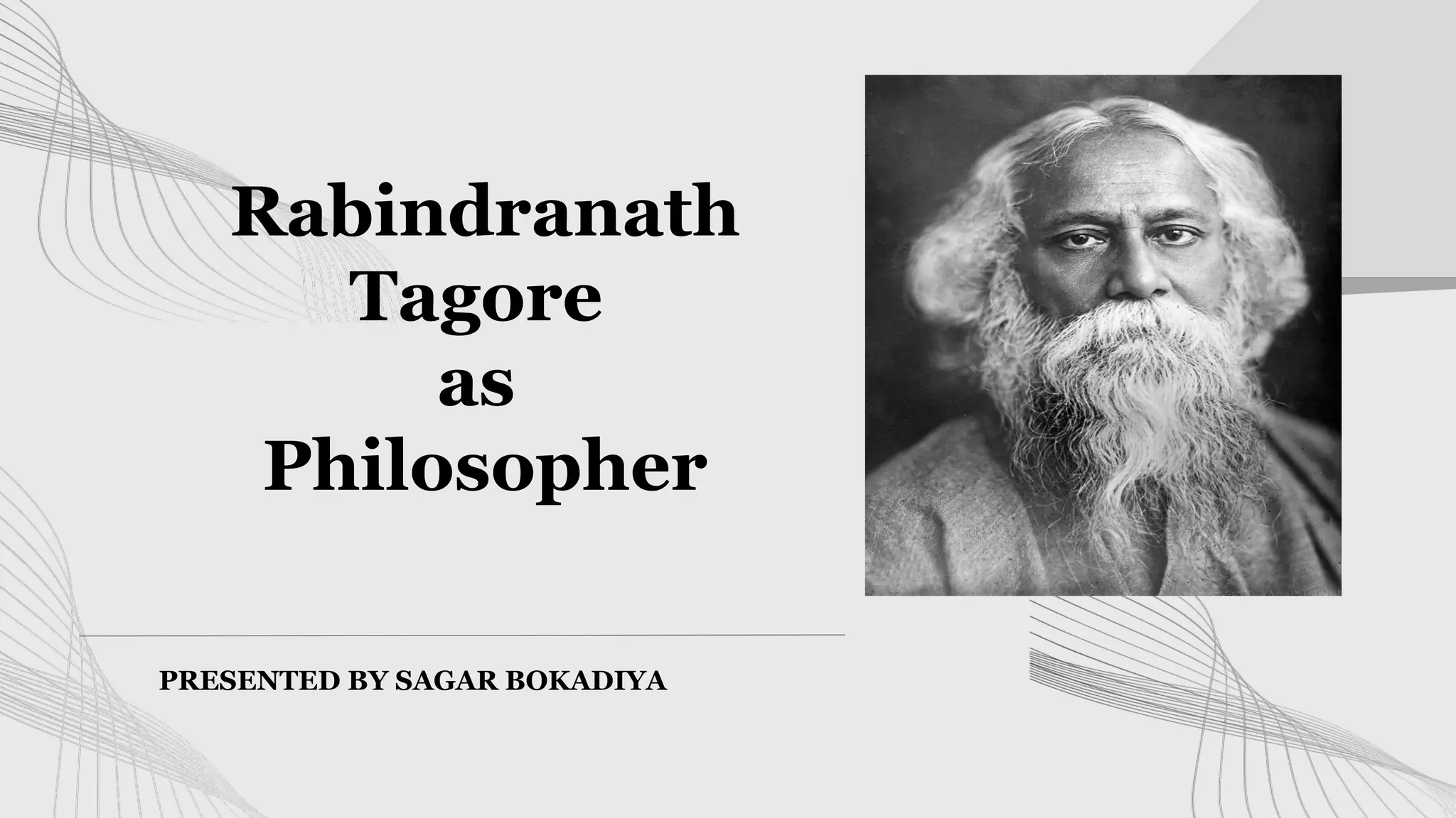 Rabindranath Tagore as Philosopher | PPTX