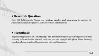 Rabindranath Tagore as Philosopher | PPTX