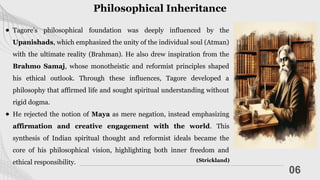 Rabindranath Tagore as Philosopher | PPTX
