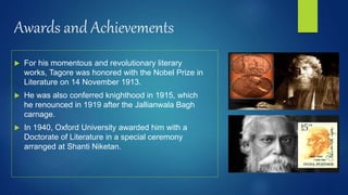 Rabindranath Tagore Lifestyle (Presentation) | PPTX
