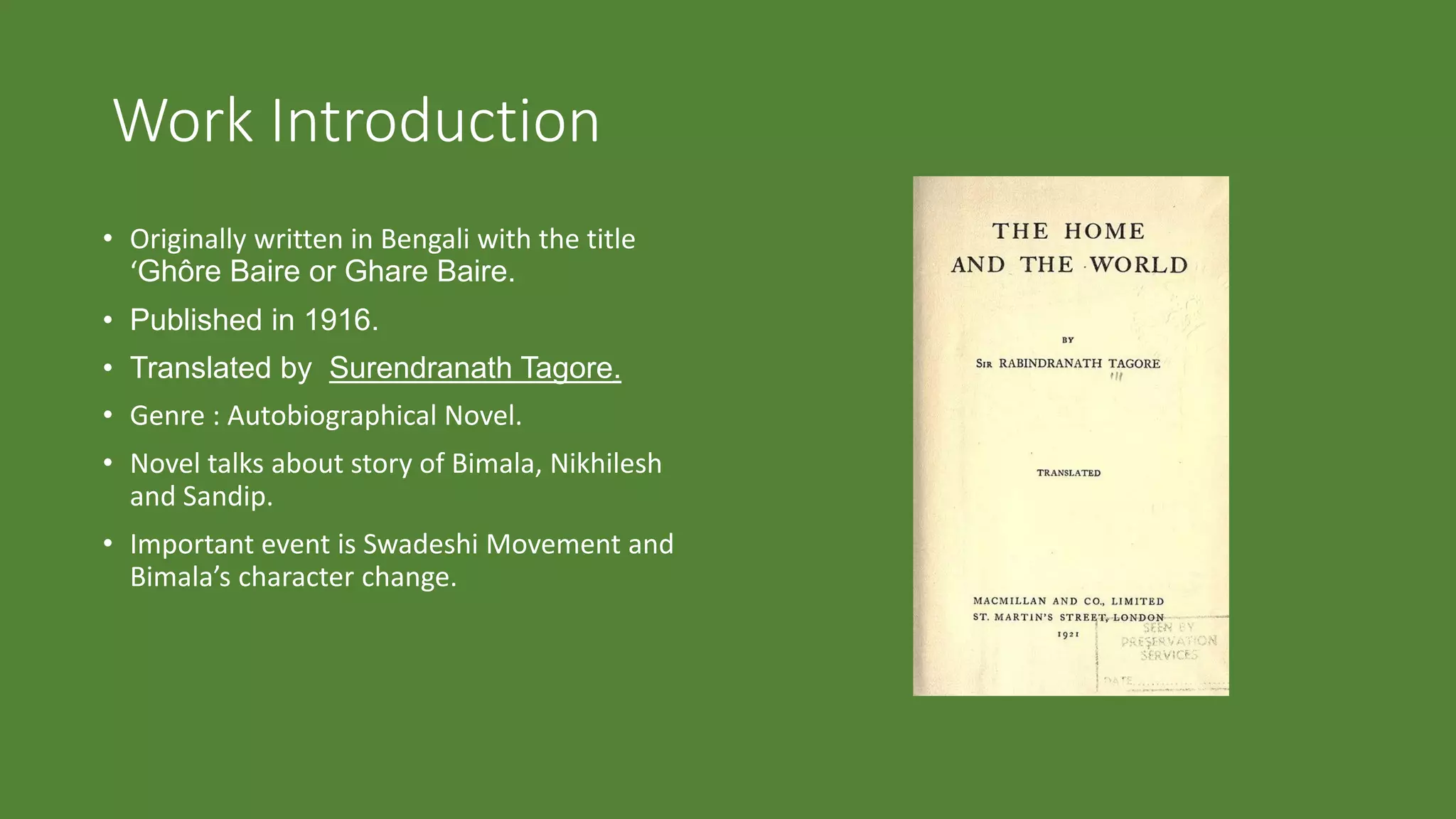 Rabindranath tagore’s characters | PDF