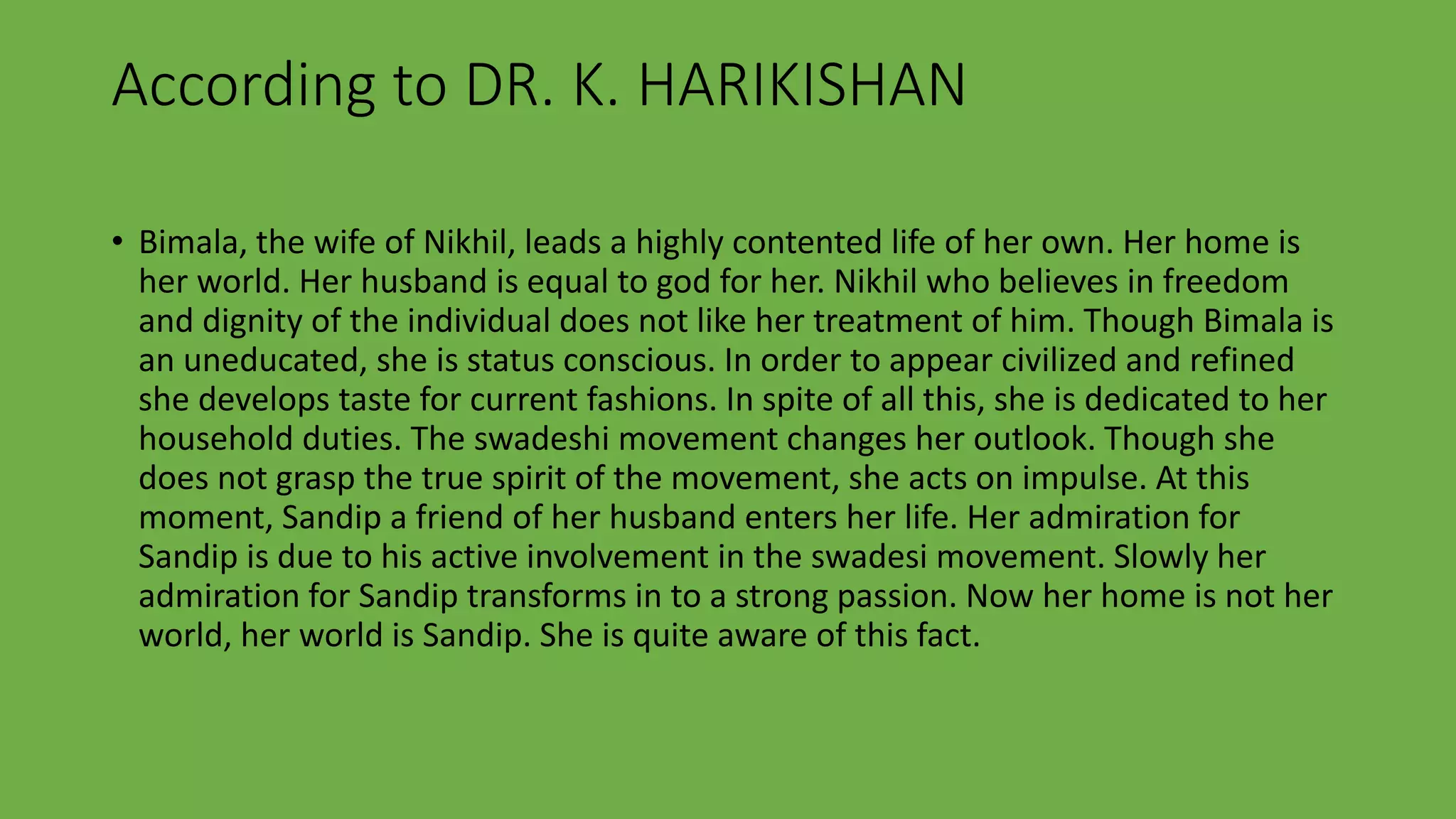 Rabindranath tagore’s characters | PDF