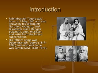 Rabindranath Tagore’s contribution in ed | PPT