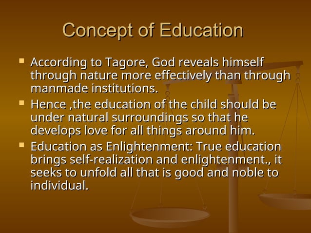 Rabindranath Tagore’s contribution in ed | PPT