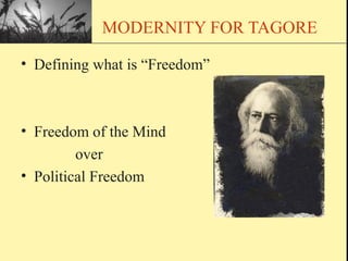 Rabindranath Tagore - The face of modernity | PPT