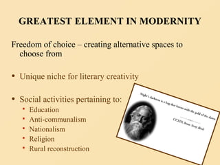 Rabindranath Tagore - The face of modernity | PPT