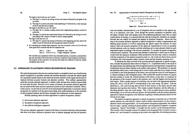 fundamentals of speech recognition | PPT
