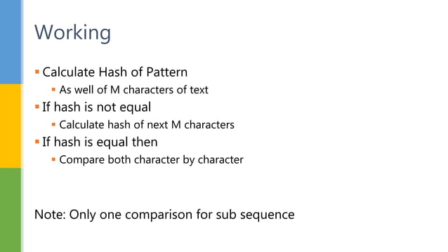 Rabin Karp - String Matching Algorithm | PPTX Rabin Karp - String Matching Algorithm | PPTX