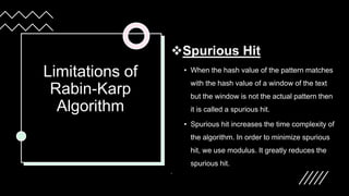 Rabin Karp ppt | PPTX