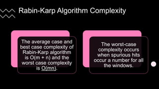 Rabin Karp ppt | PPTX