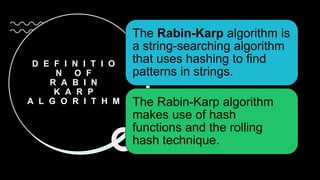 Rabin Karp ppt | PPTX