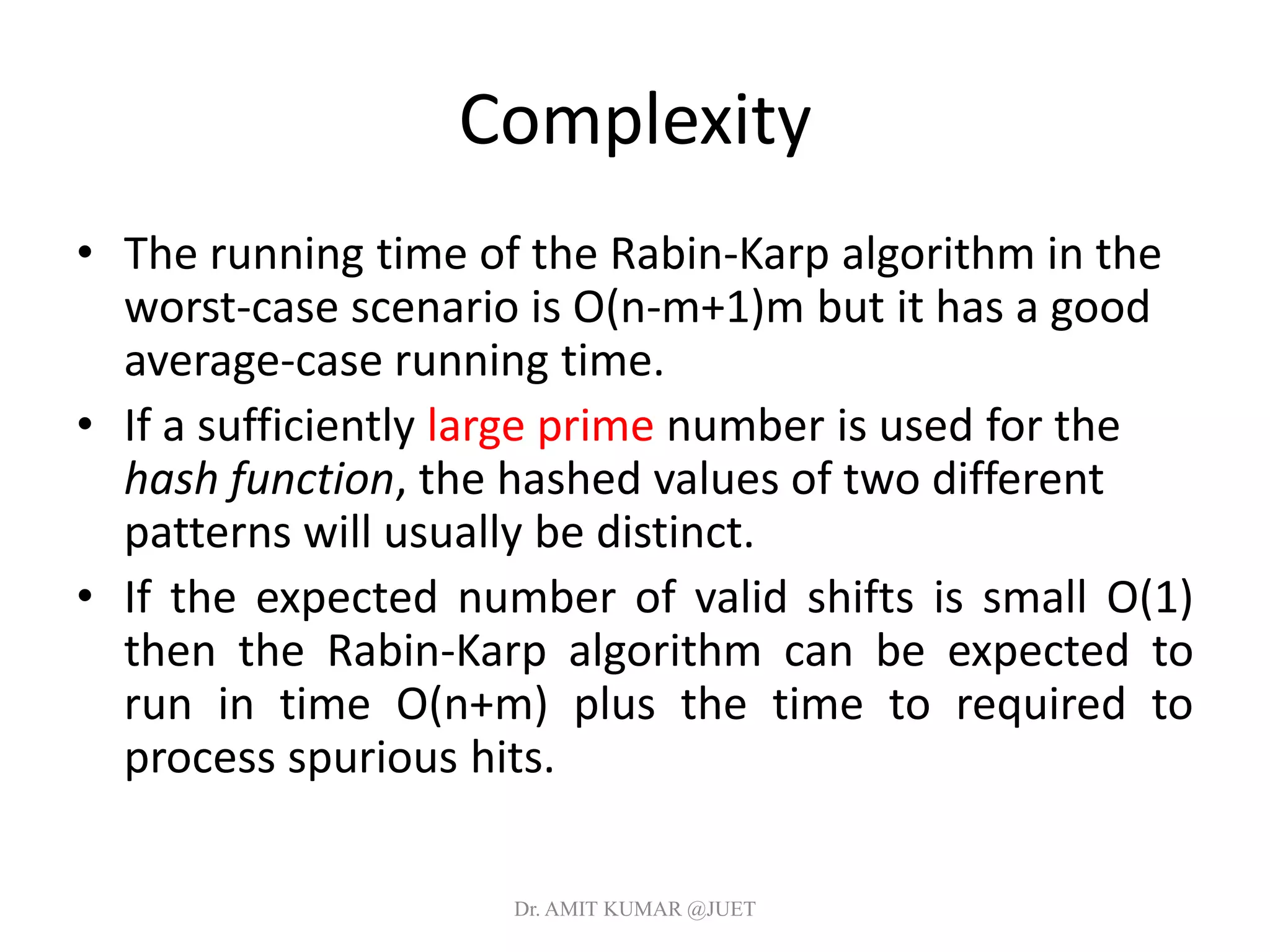 Rabin karp string matcher | PDF Rabin karp string matcher | PDF