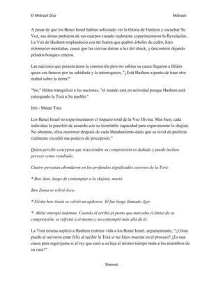 Rabinos hebreos el-midrash-dice-shemot-exodo | PDF