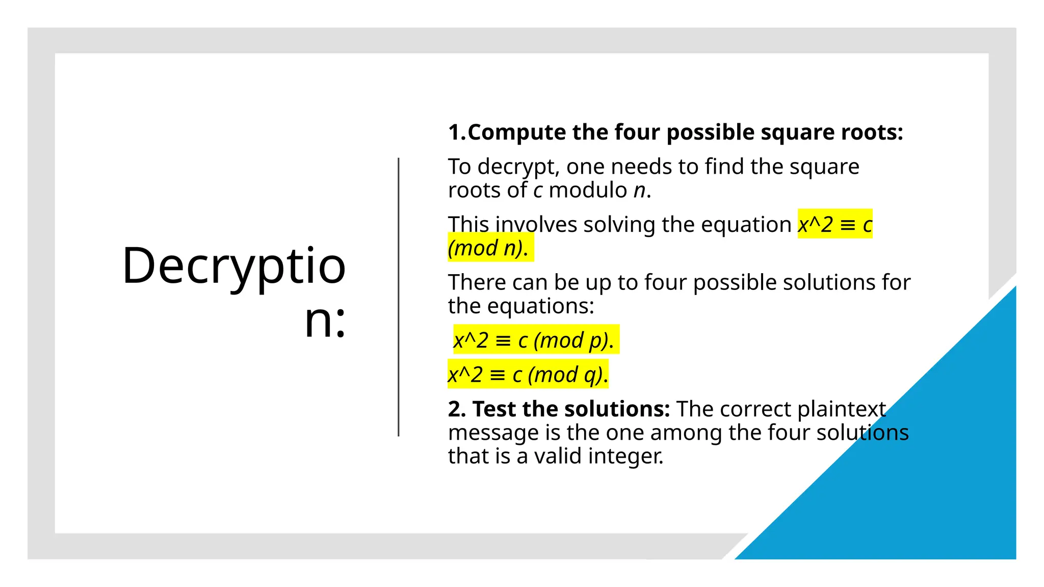 Detailing Rabin’s Public-Key Cryptosystem.pptx