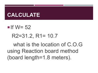 REACTION BOARD METHOD PRACTICAL FOR C.O.G. DETERMINATION | PPTX