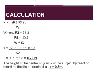 REACTION BOARD METHOD PRACTICAL FOR C.O.G. DETERMINATION | PPTX