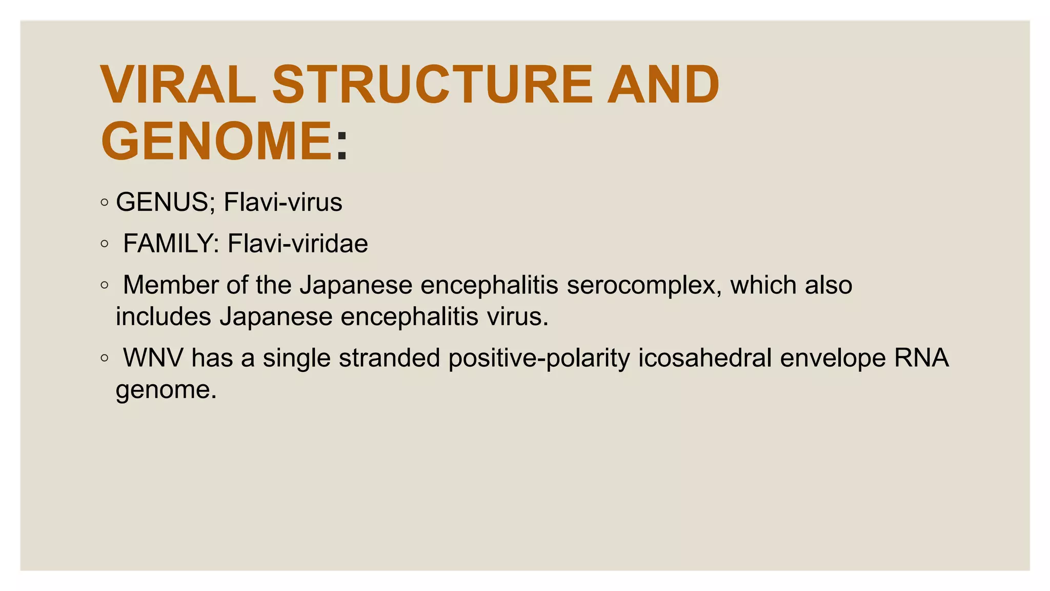west nile virus | PPTX