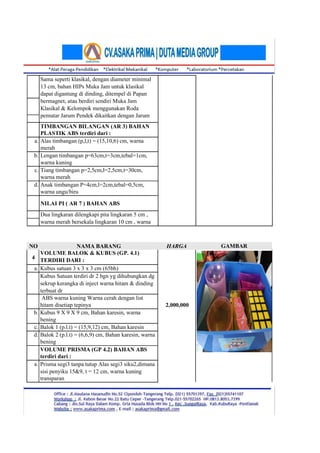PAKET MEQIP SD ASAKA PRIMA 087782527700 | PDF | Free Download