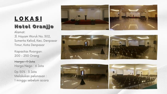 contoh membuat anggaran event dan detail | PPT