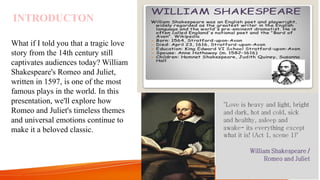 ROMEO AND JULIET by William Shakespeare | PPT