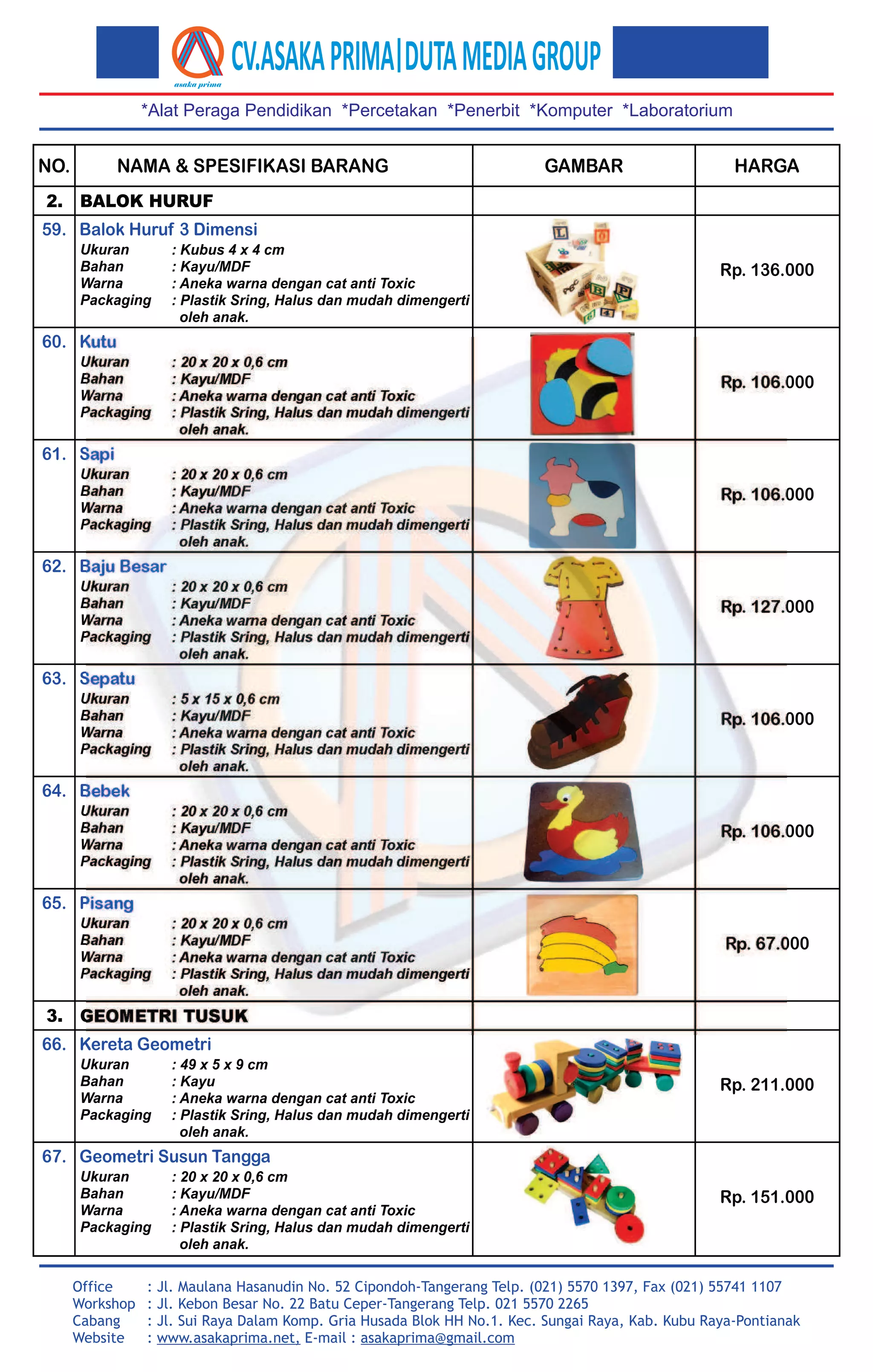 Rab produk dak paud tk tahun 2017 | PDF